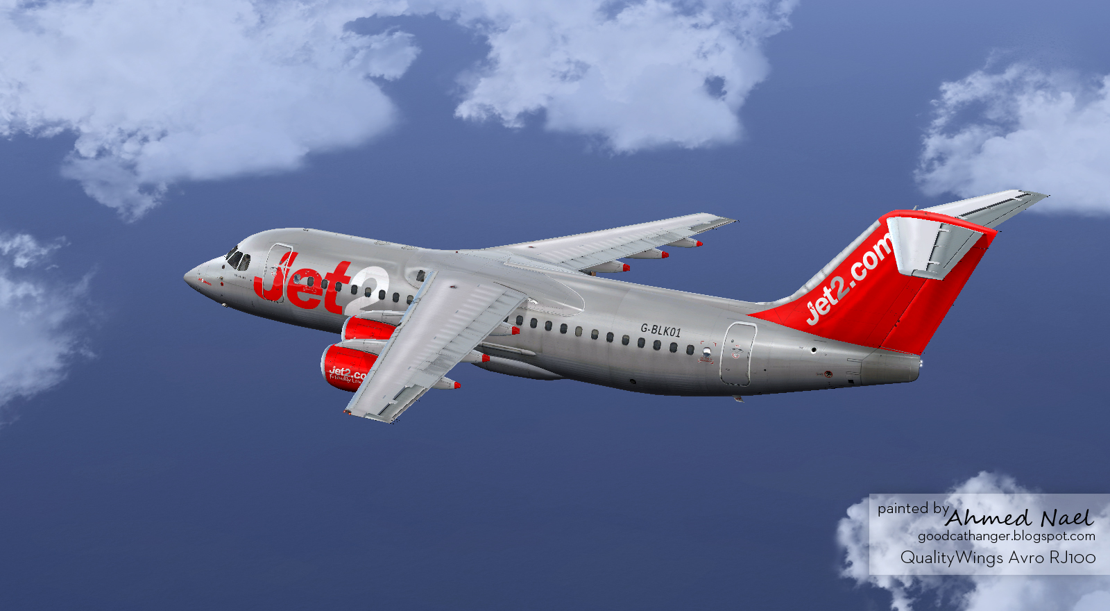 GoodCat Hangar: Jet2.com - BAe Avro RJ100 - QualityWings